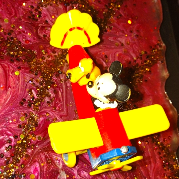 Vintage | Toys | Mickey And Goofy Flying High In Their Plane | Poshmark